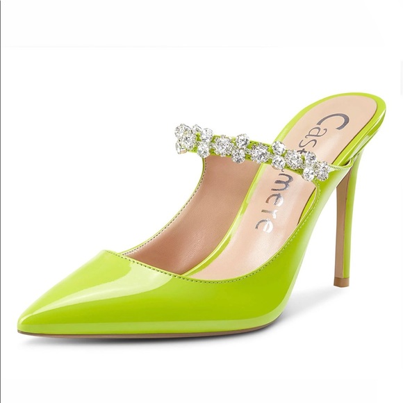 Castamere | Shoes | Castamere Slip On Rhinestone High Heels Pumps In ...